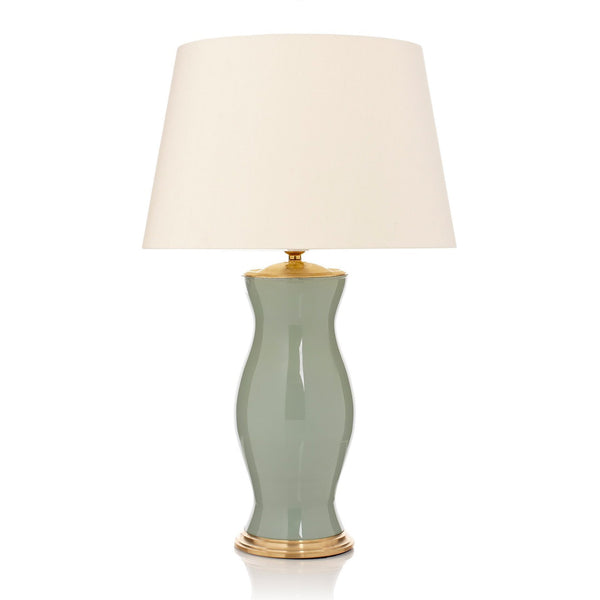 ARTICHOKE GREEN GLASS LAMP BASE – ROSANNA LONSDALE